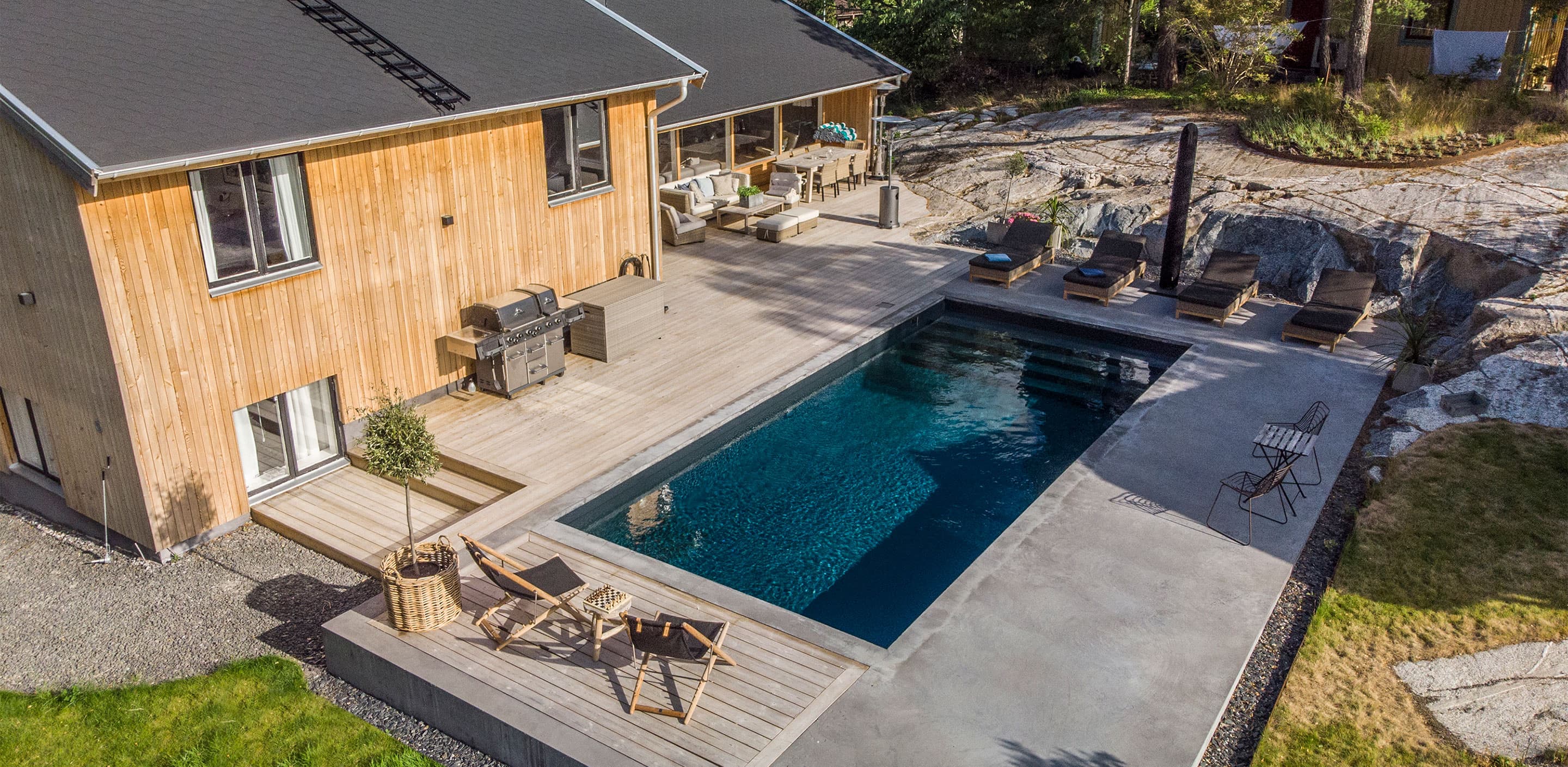 Markpool i modulformat – Flexipool anpassad efter din tomt