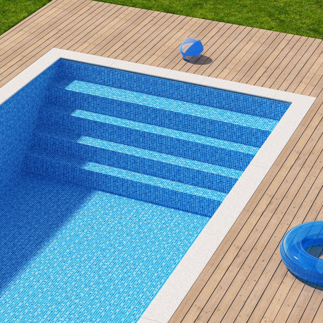 Gaveltrappa till pool - Pool Store